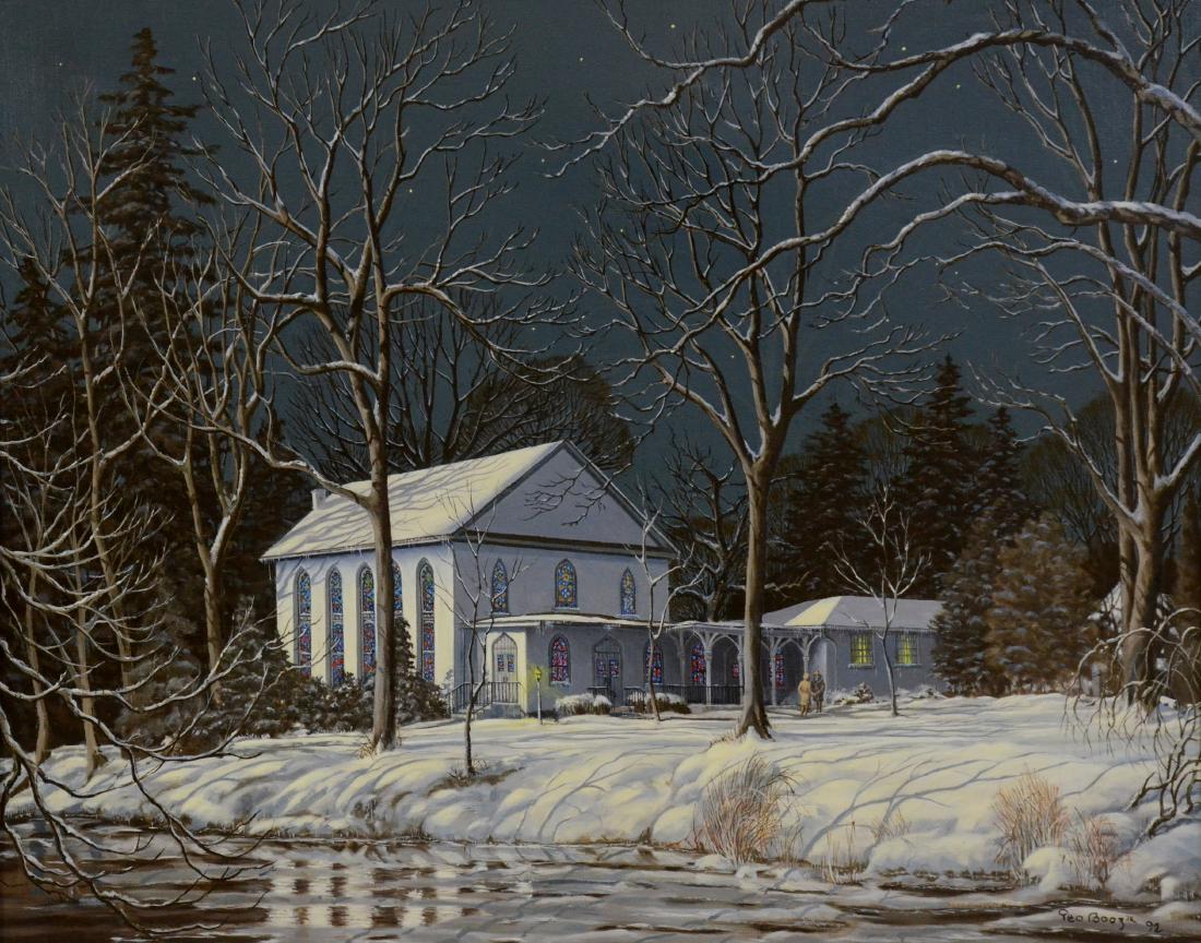 George Booz "bucks County Winter Landscape"