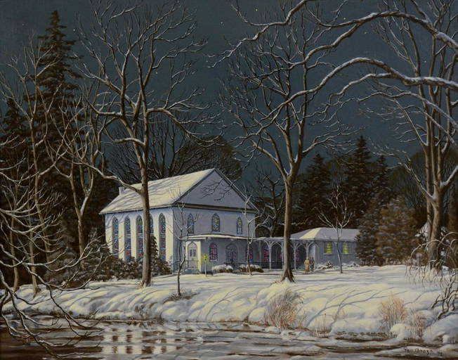 George Booz "bucks County Winter Landscape"
