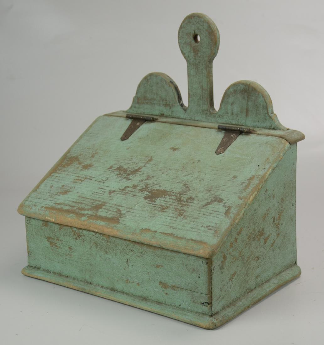 Green Painted Wall Box