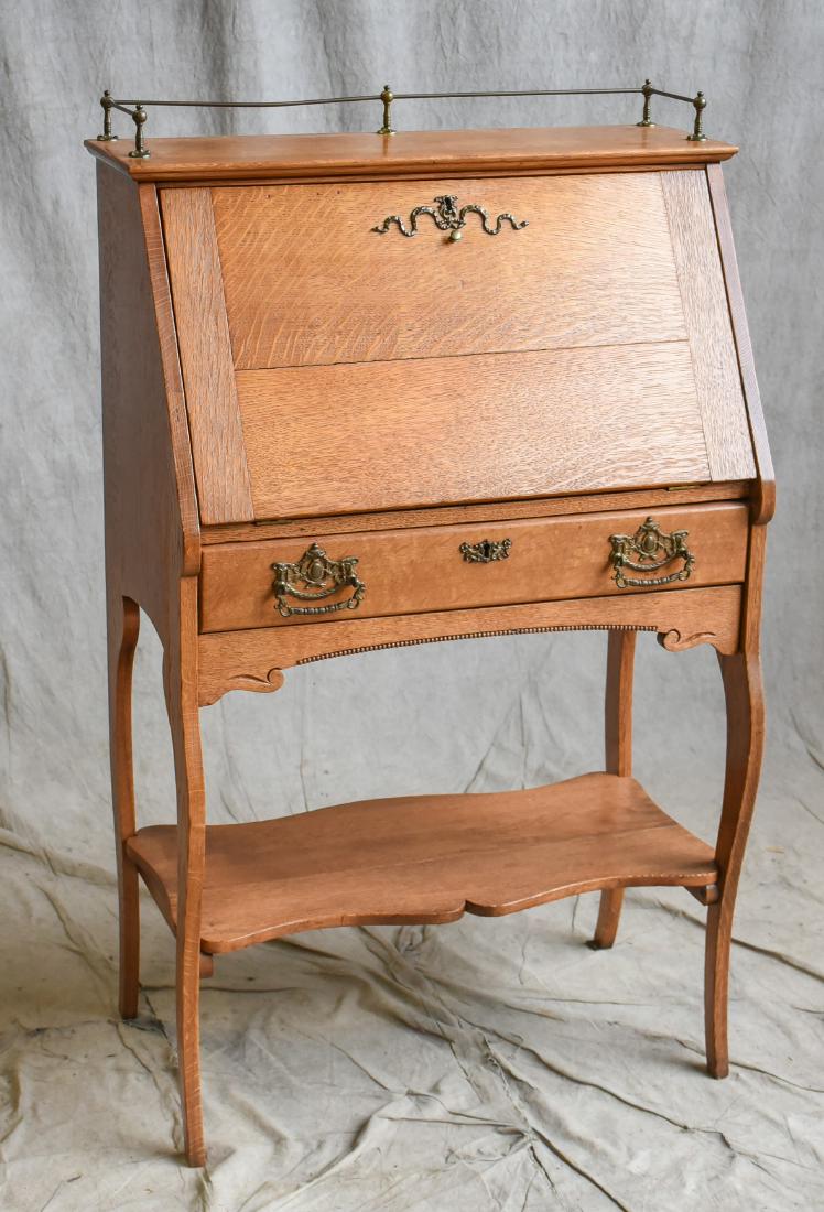 Victorian oak ladies slant front desk - Jun 04, 2019 | William Bunch ...