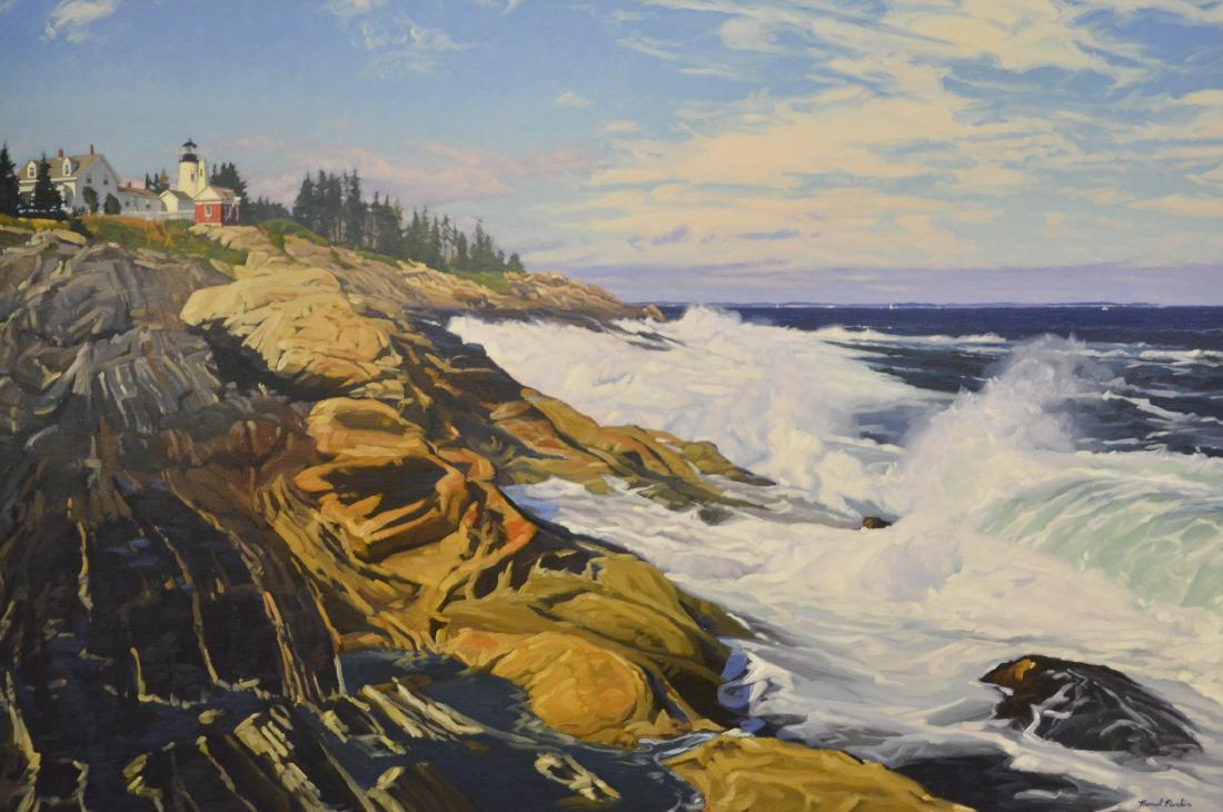 Parlin, Ronal, oil on board "Pemaquid" - Jun 18, 2019 | William Bunch ...