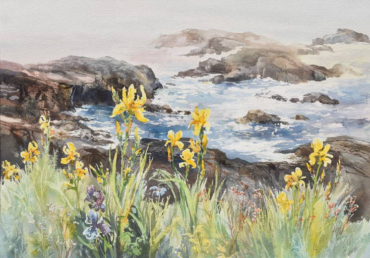 Sebold, Carol, Watercolor "island Iris"