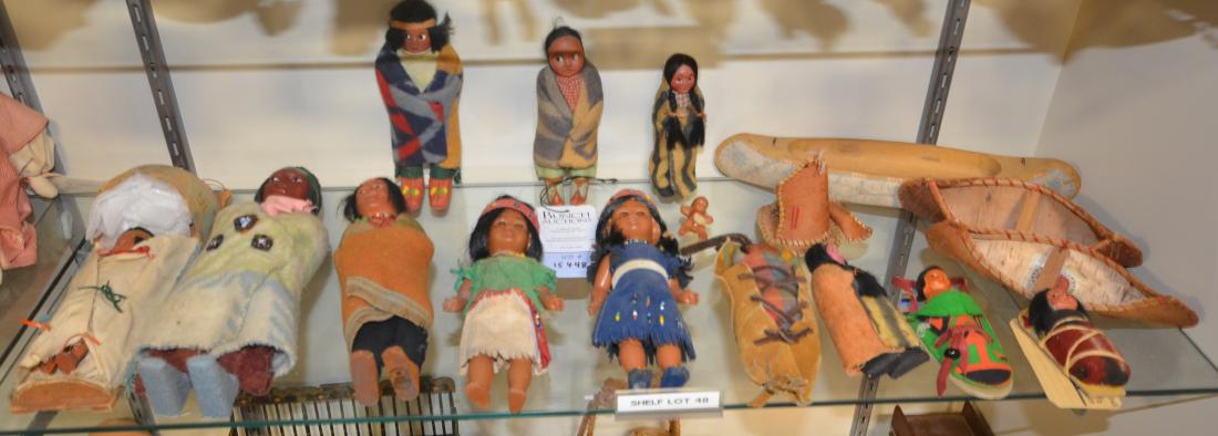 Shelf #48 - Skookum Dolls - Jun 25, 2019 | William Bunch Auctions ...