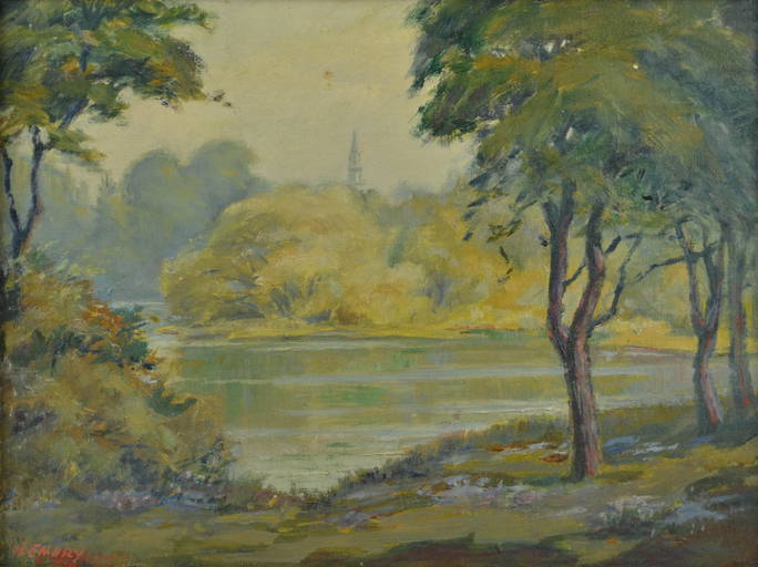 Frank Hendry "summer Morning, Dedham Ma"