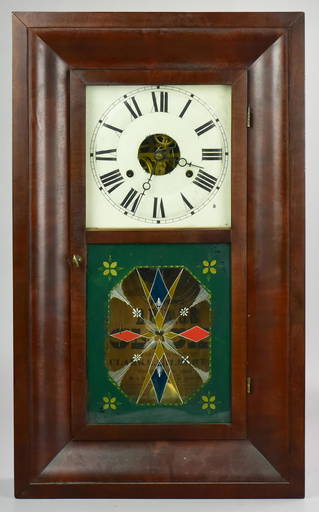 Clark, Gilbert & Co 30 Hr Mahogany Og Shelf Clock