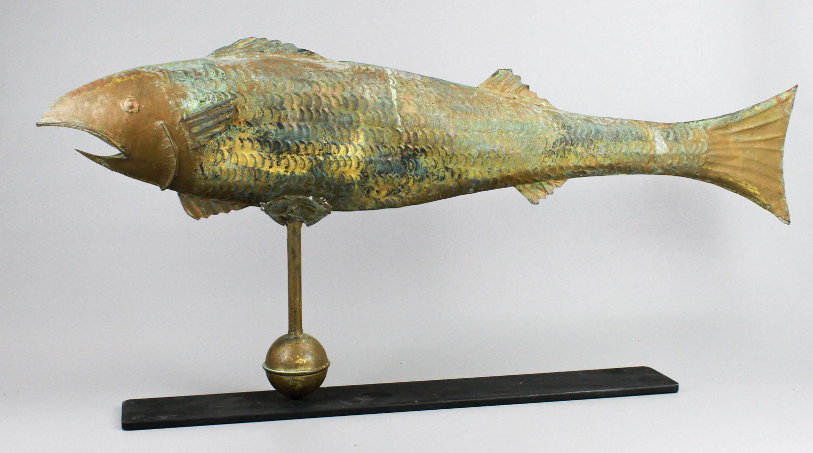 For Auction: New York full bodied copper cod fish weathervane (#5757 ...