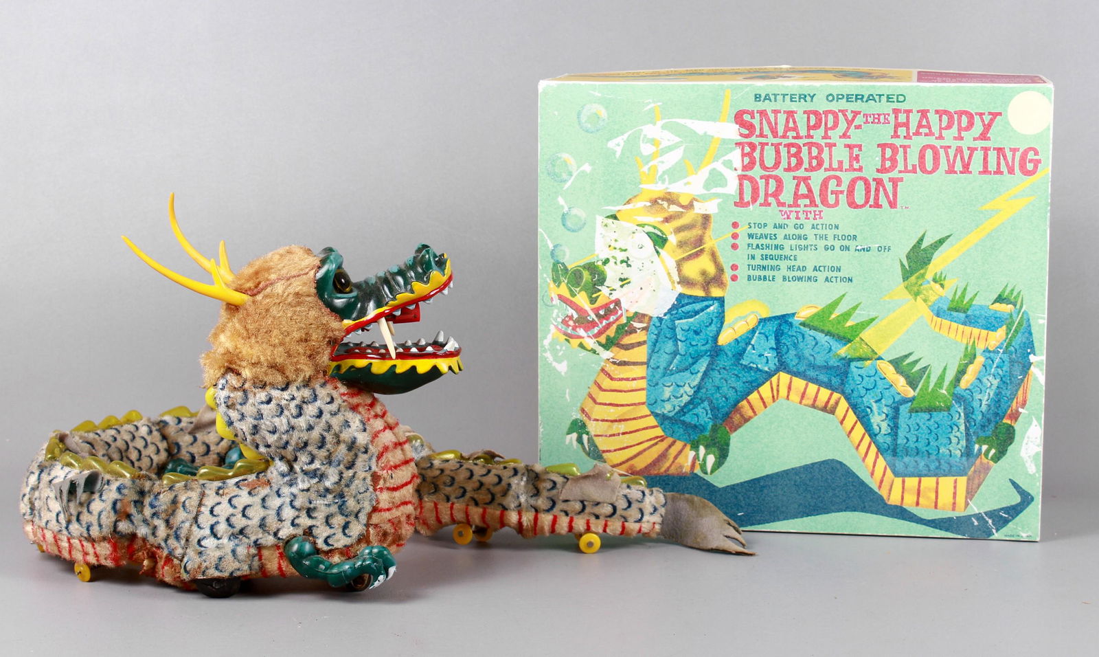 Marx Snappy The Happy Bubble Blowing Dragon - Nov 30, 2021 | William ...