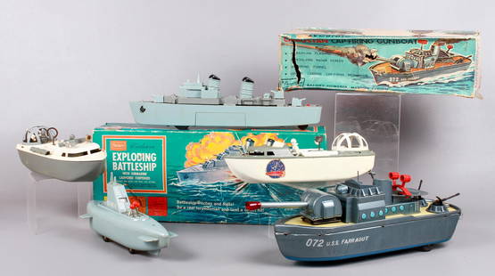 Schoenhut Exploding Battleship