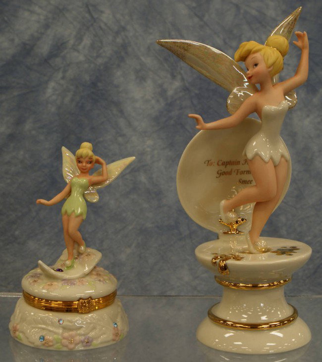 5: (2) Lenox Tinker Bell items, with original boxes, an