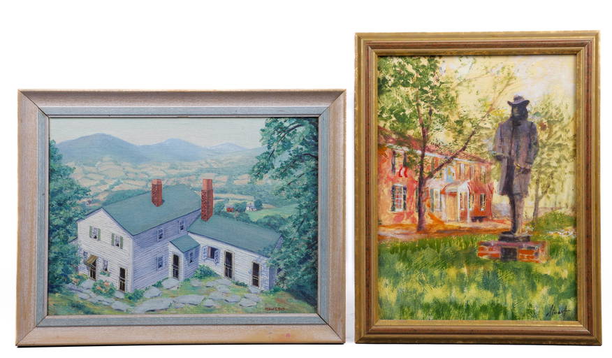 (2) American Regionalist Paintings