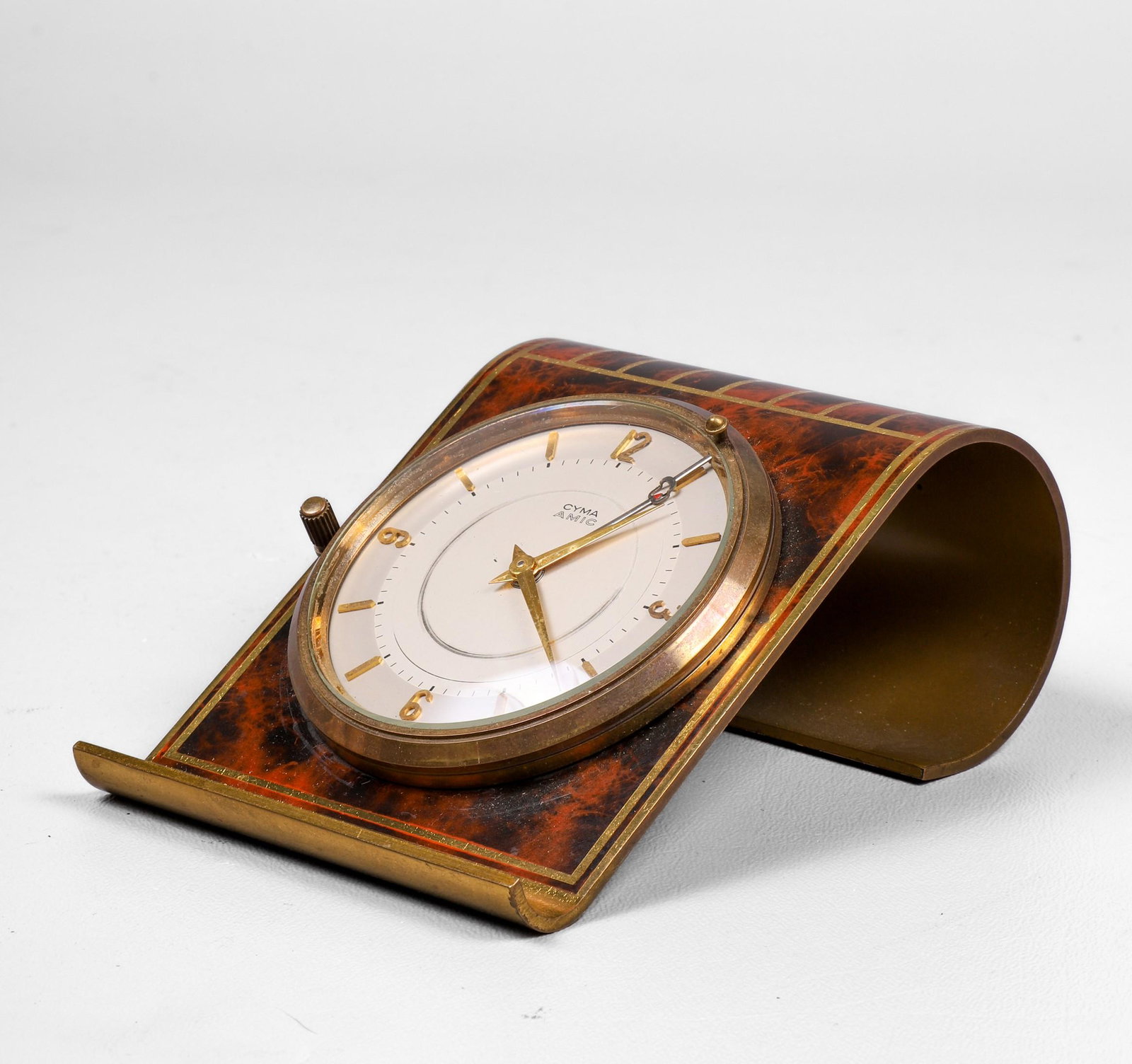Cyma Amic 15 Jewels 8 Day Alarm Clock