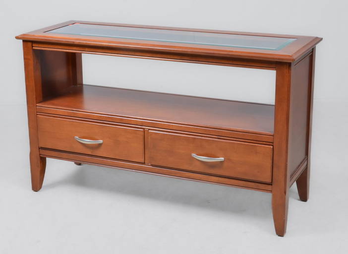 Bassett Contemporary 2 Tiered Console Table