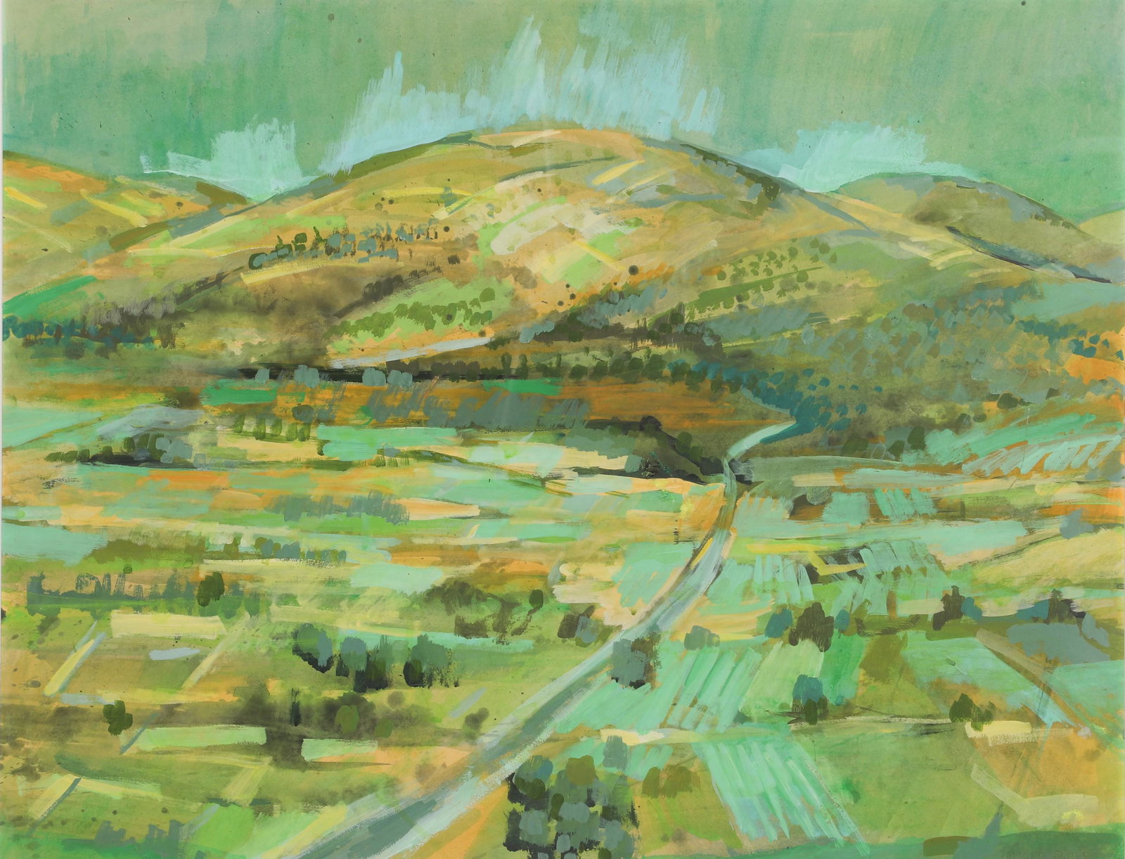 Gaylord Flory Crete Valley Landscape Painting