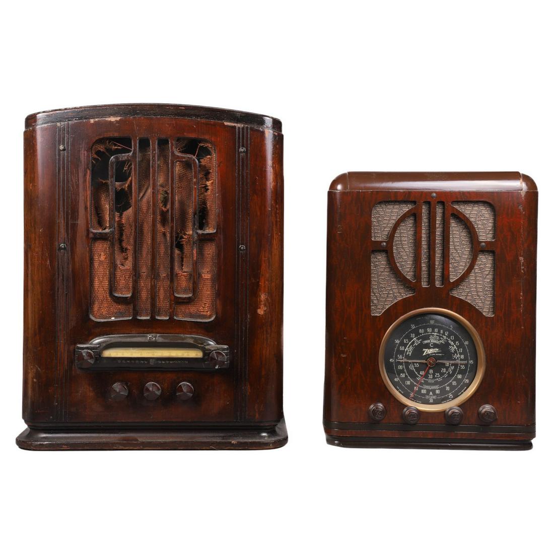 (2) Tombstone Radios