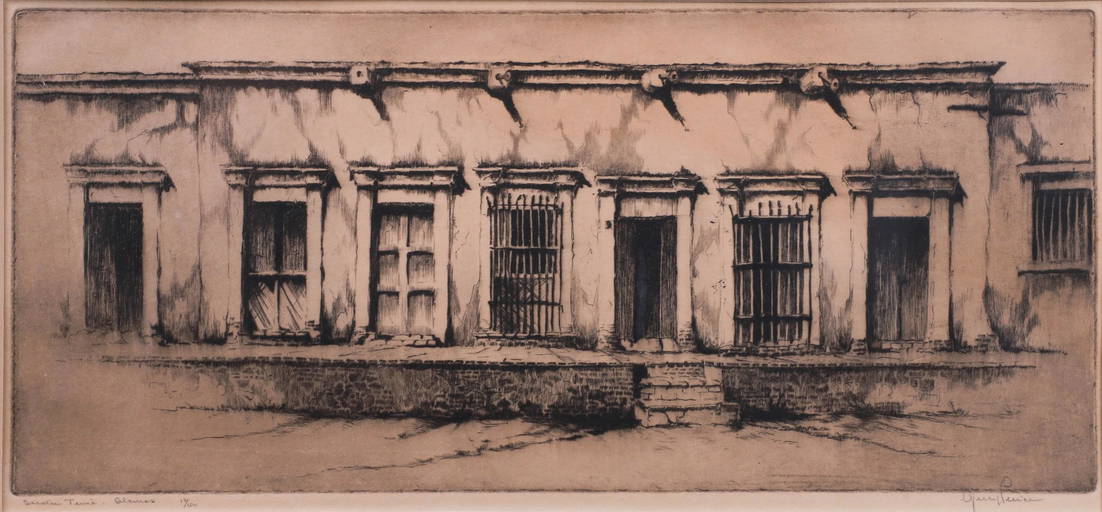 Gerry Pierce Etching "Alamos" (#15549) on Aug 23, 2022 | William Bunch ...
