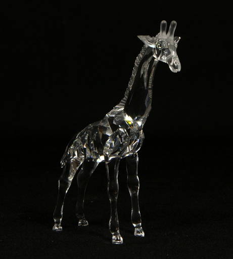 Swarovski Crystal Giraffe Figurine, 5 3/8" Tall