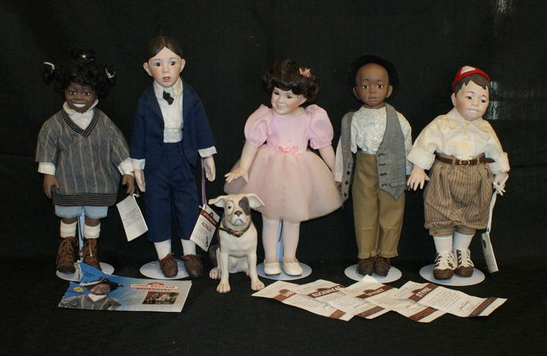 6 Little Rascal Dolls, Our Gang Collection.