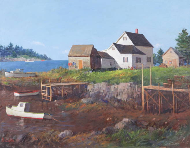 Rudolph Colao "Beal's Island Low Tide" - Oct 10, 2022 | William Bunch ...