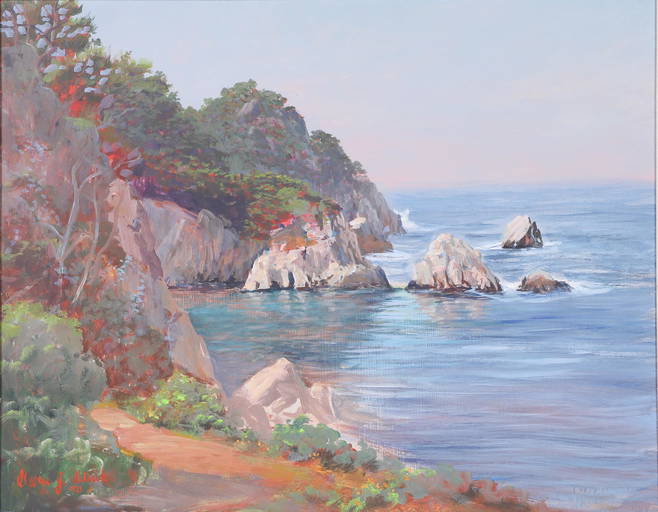 George Bleich "Blue Fish Cove, Pt Lobos" - Oct 10, 2022 | William Bunch ...