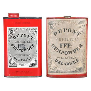Dupont Superfine Ffg Gunpowder Tin
