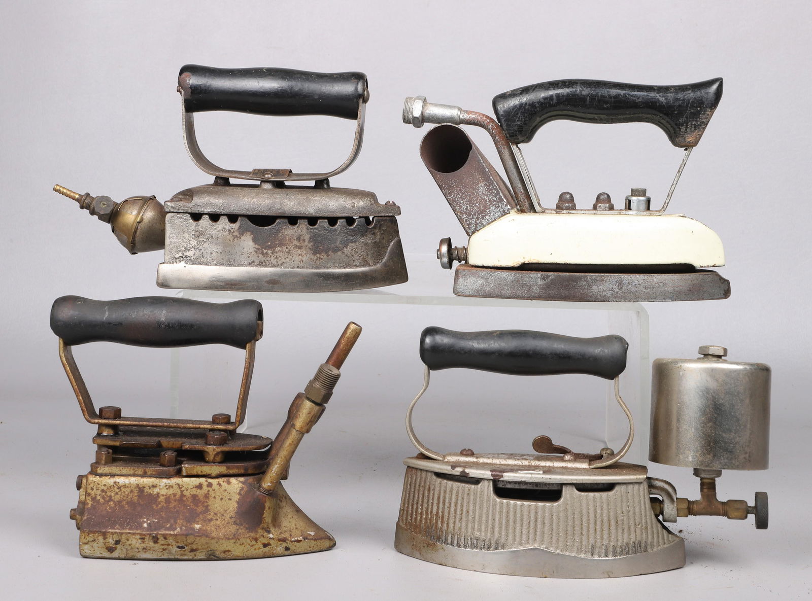 (4) Gas Powered Irons