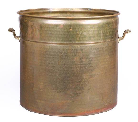 Large Copper & Brass Bucket