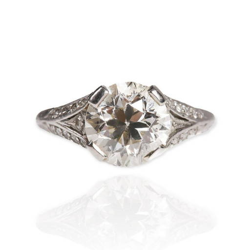 2.65 Carat Platinum RBC Diamond Engagement Ring - Dec 13, 2022 ...
