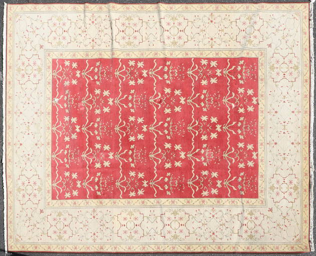 9' X 11'8" Indo Agra Rug (#22008) on Dec 12, 2022 | William Bunch ...