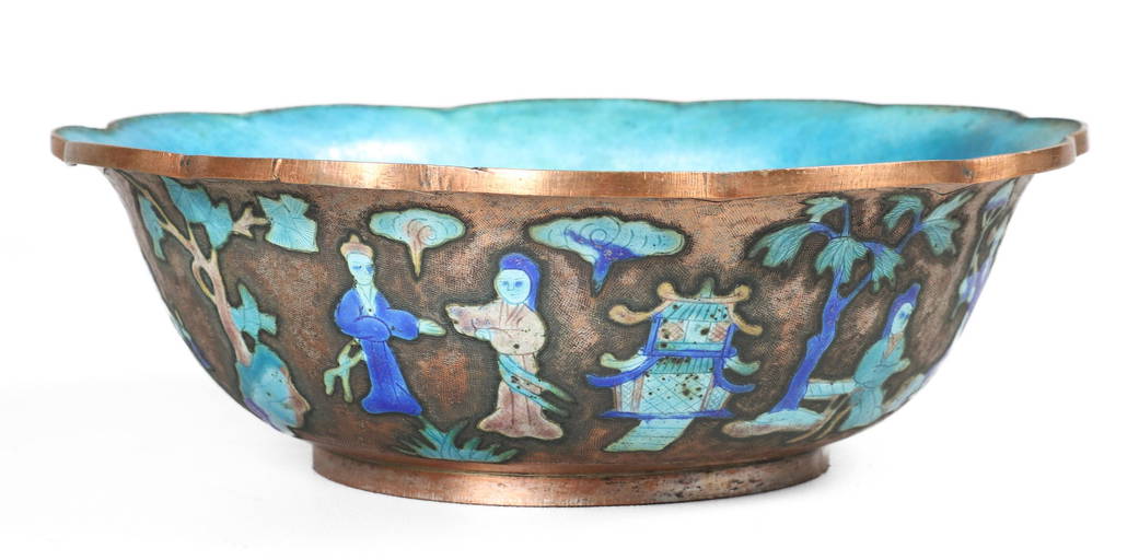 Chinese Champleve Bowl (#3927) on Jan 31, 2023 | William Bunch Auctions ...