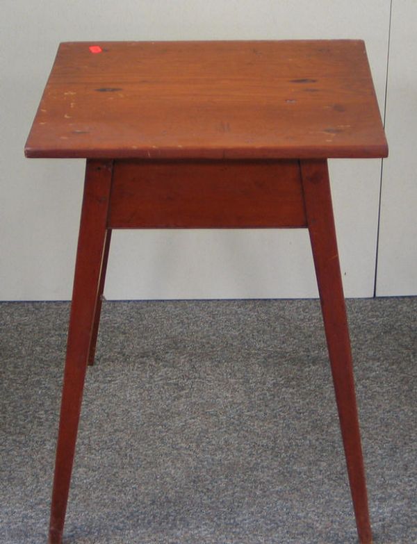 Pine Splayed Leg Hepplewhite Stand