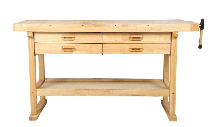 Pine 2 Tier Work Table