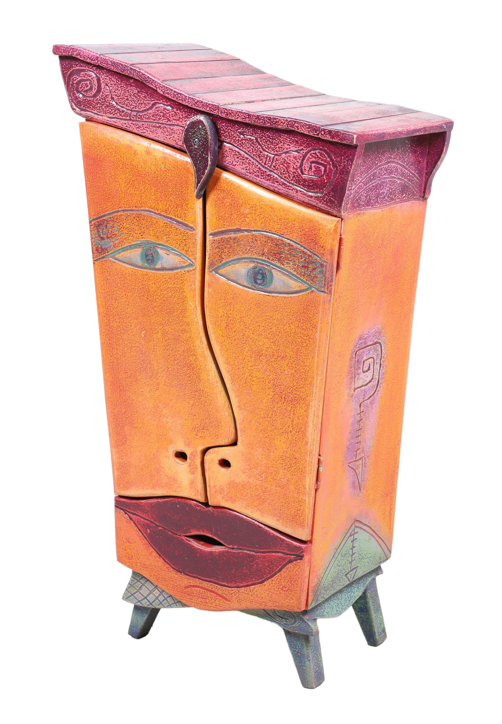 M. Altug Modern Design Diminutive Figural Cabinet Auction