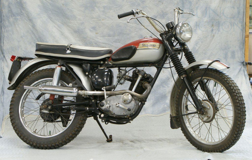 43: 1963 Triumph Tiger Cub, 200cc, all original, runs a