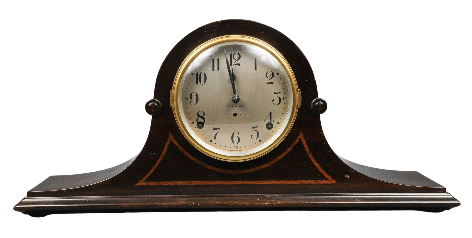Seth Thomas Tambour Mantel Clock Auction