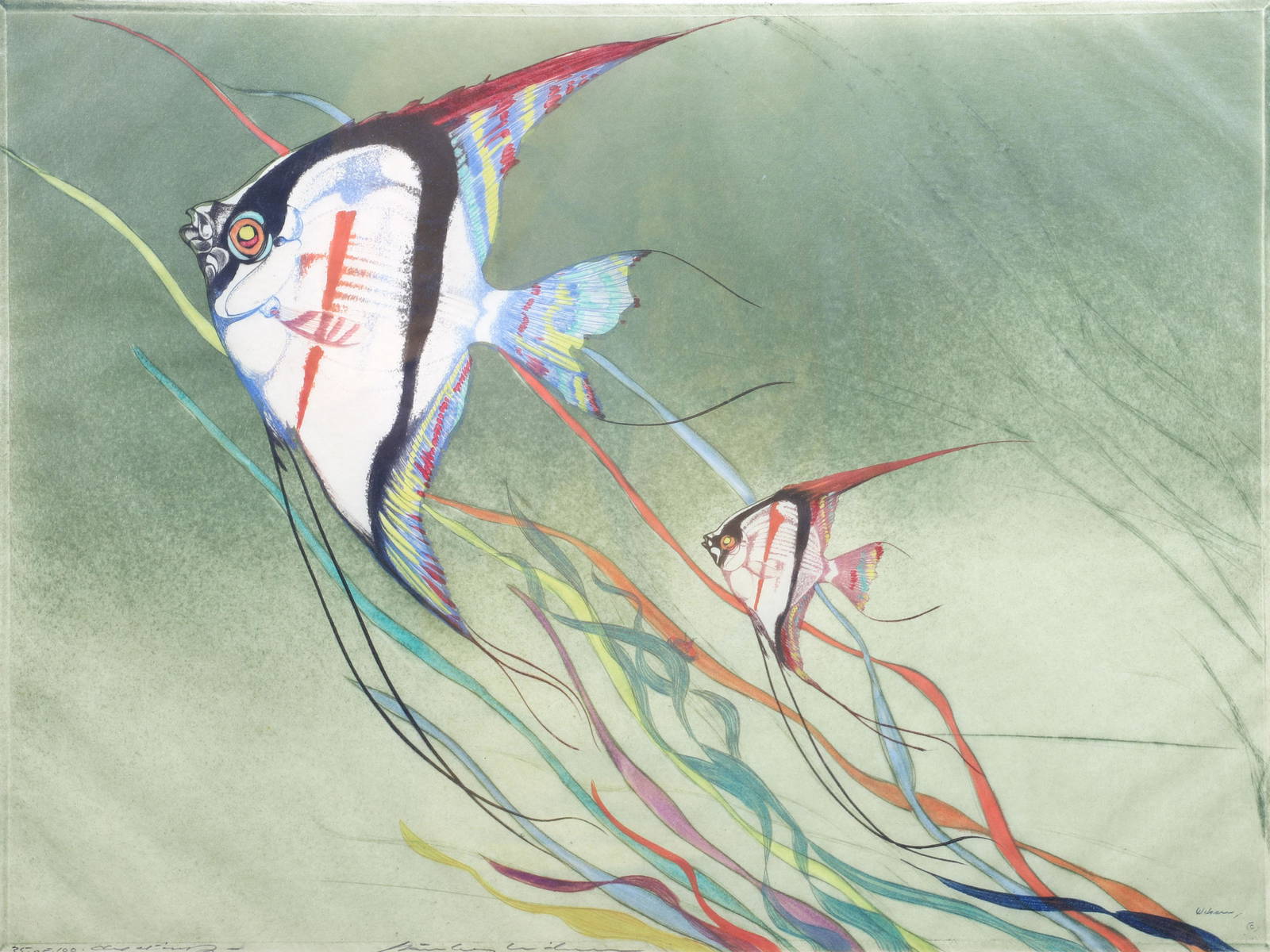 Stanley Reginald Wilson "angel Fish" Auction