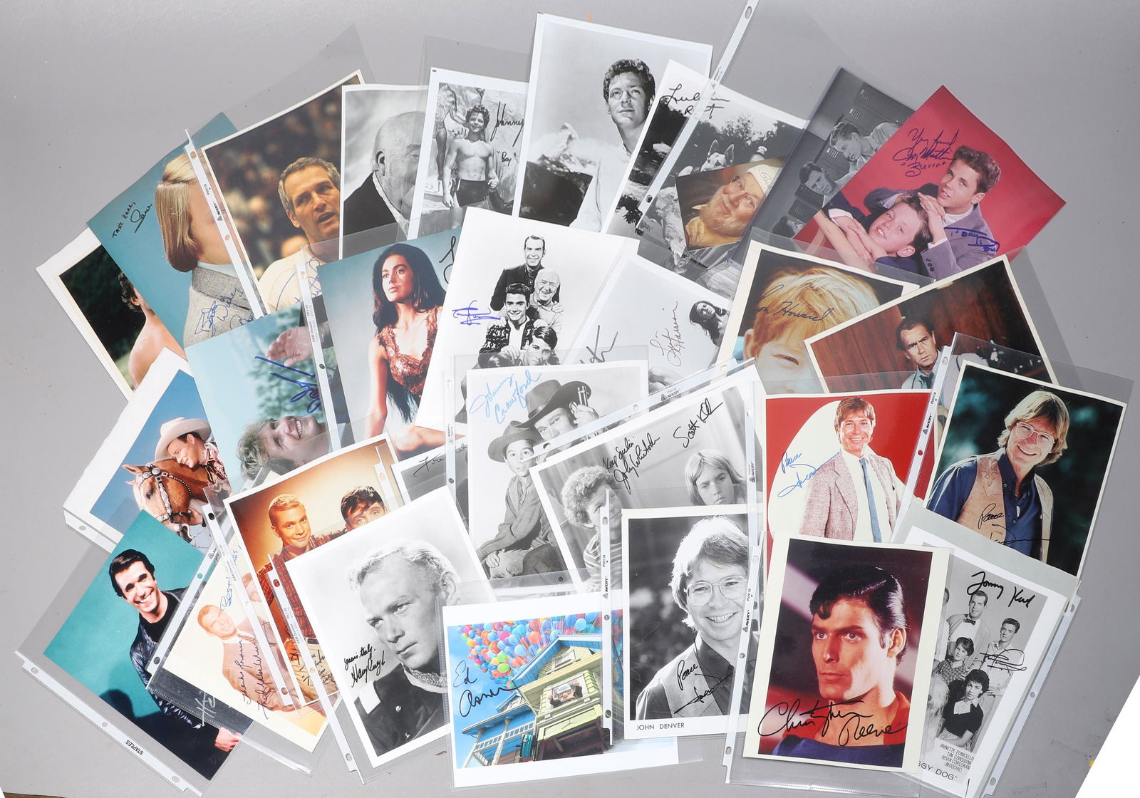 (33) Signed Celebrity Photographs