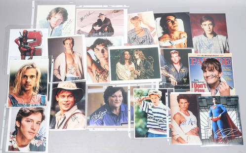 (28) Uncertified 8x10 Actor Signed Photos