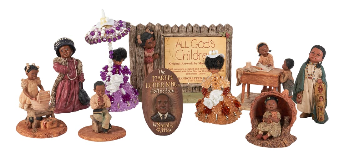 (10) Black American Figures Auction