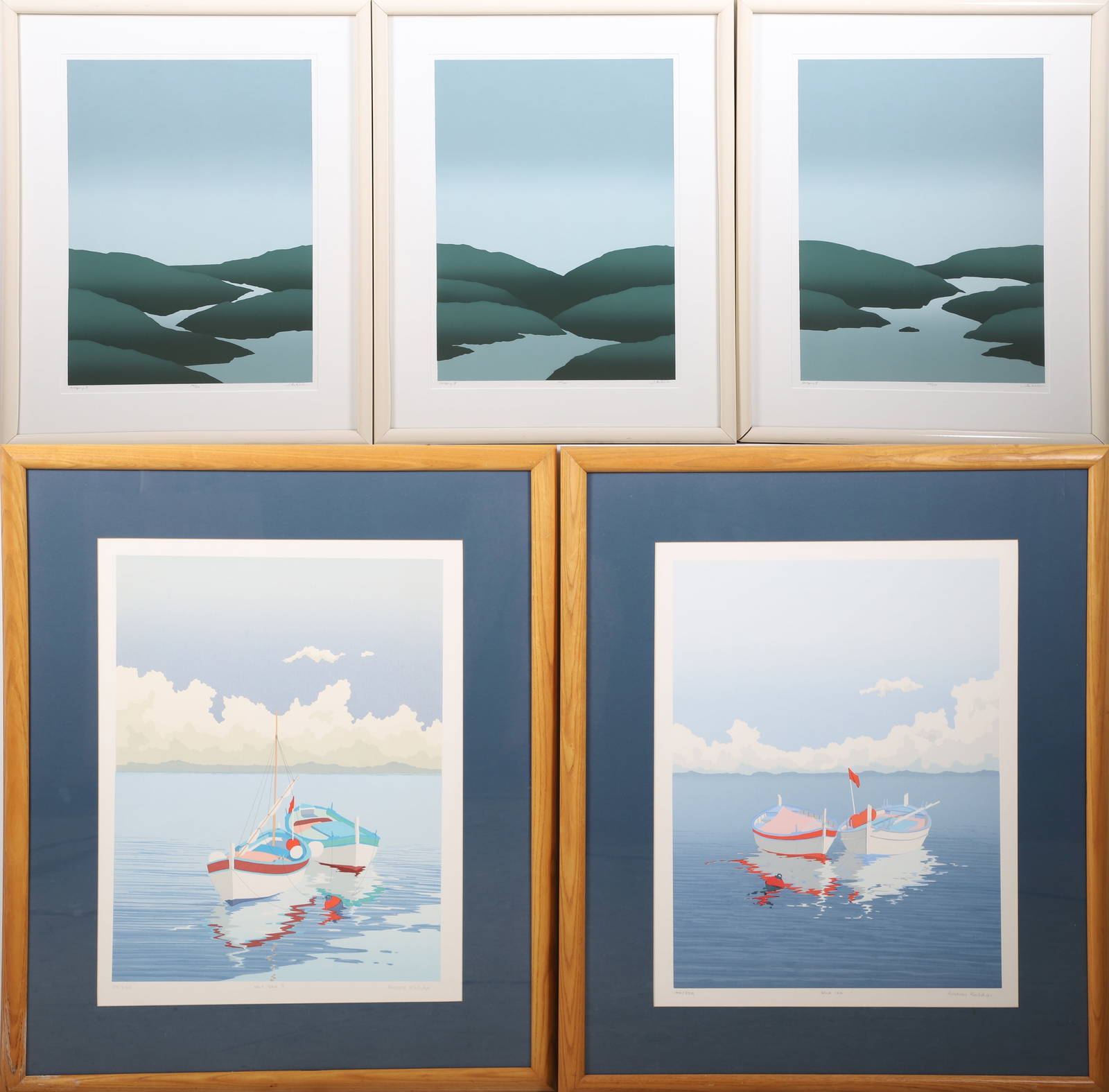 Andras Kaldor & Jim Boutwell (5) Signed Prints Auction