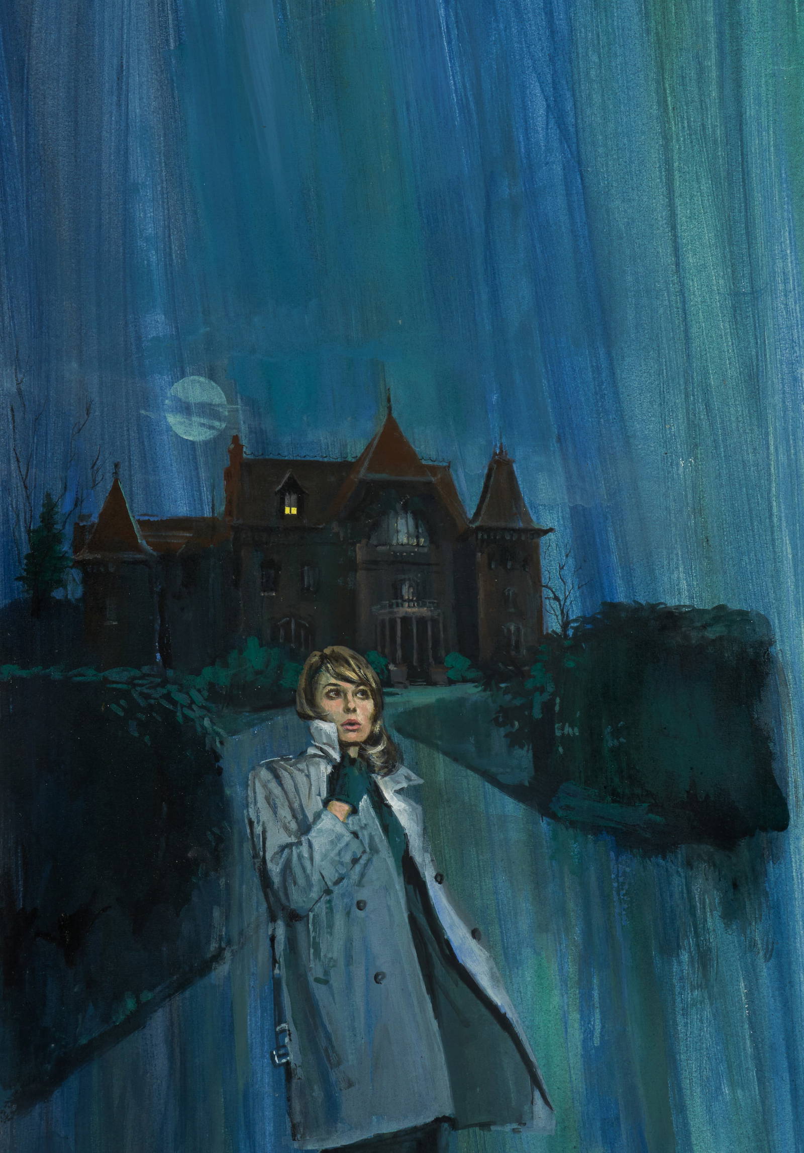 Mark Miller Gothic Romance Illustration Auction