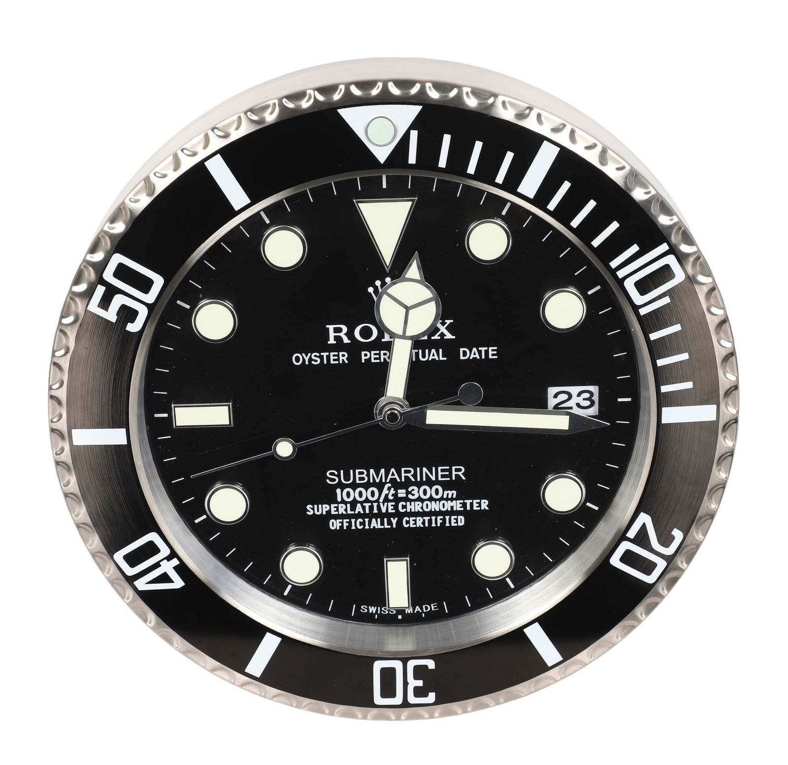 Watch Dealer Display Clock Rolex Submariner Auction