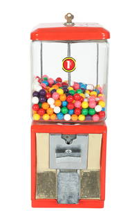 Vintage One Cent Gumball Machine