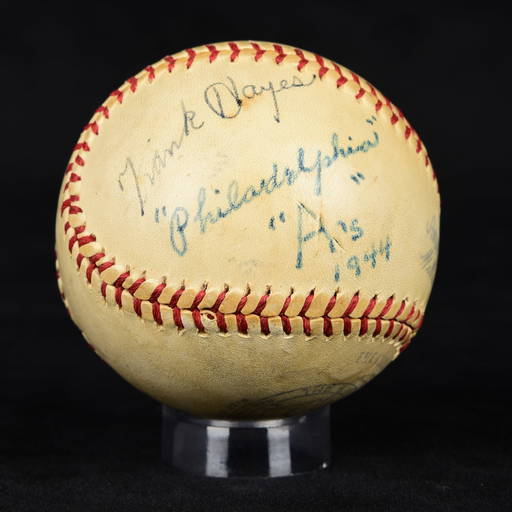 Multi Signed Phila A's Themed Baseball