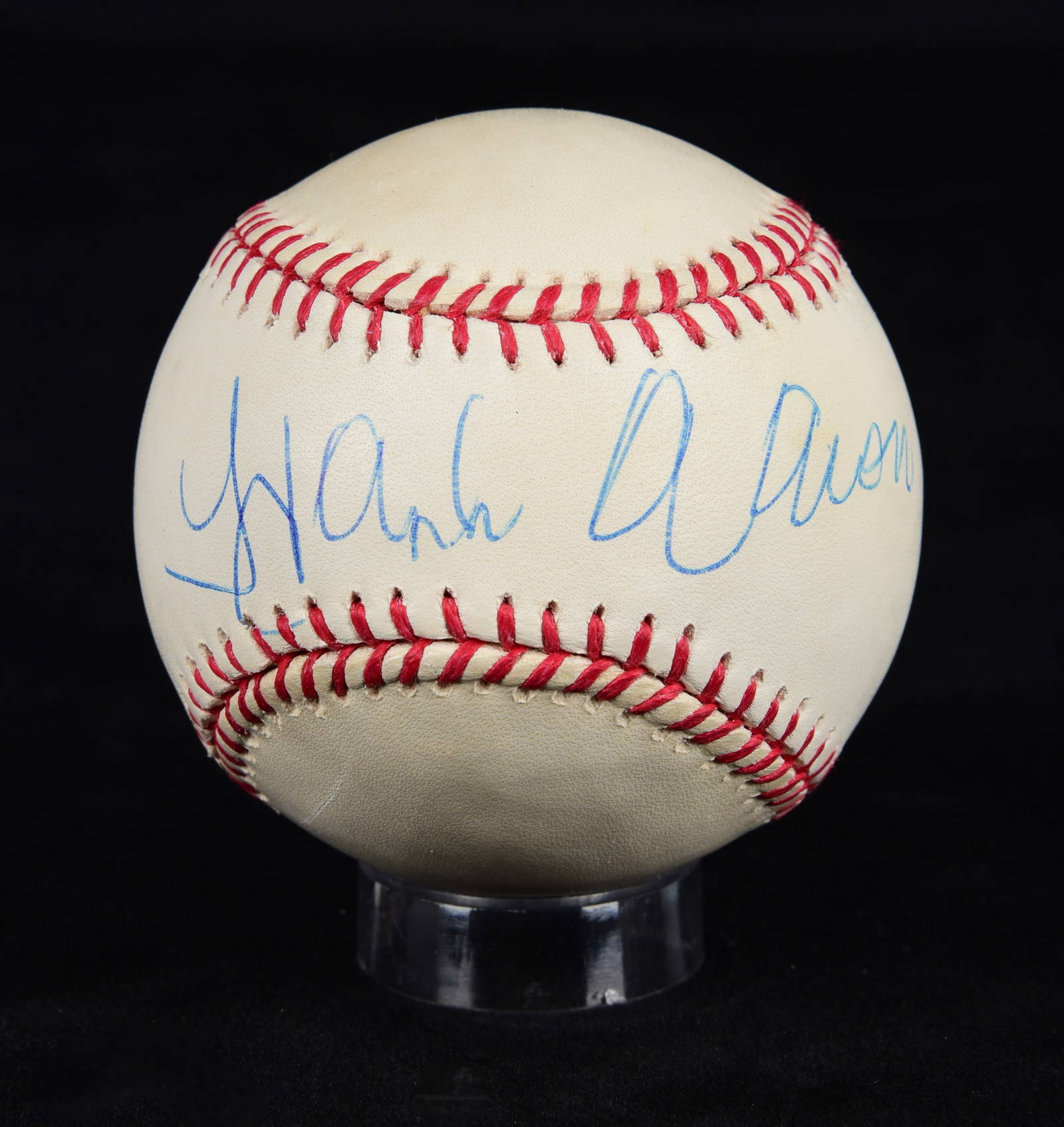 Hank Aaron Signed Baseball Auction