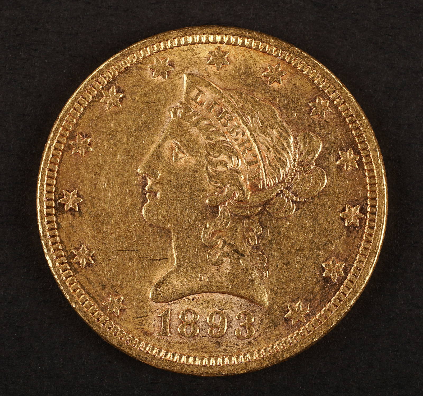 1893 Liberty Head $10 Type 3 Gold Coin, With Motto Auction