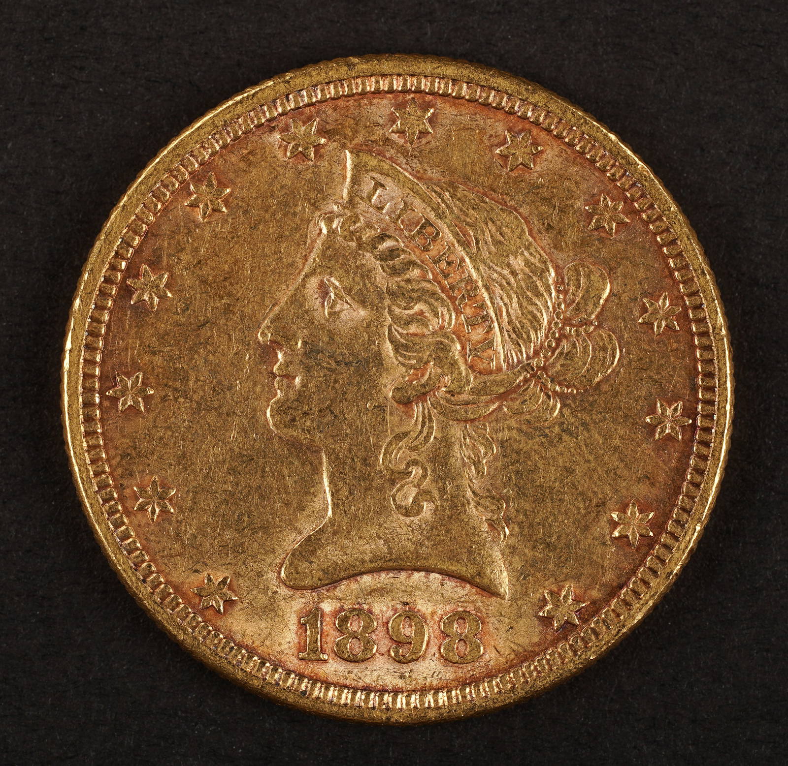 1898 Liberty Head $10 Type 3 Gold Coin, With Motto - Nov 10, 2023 ...