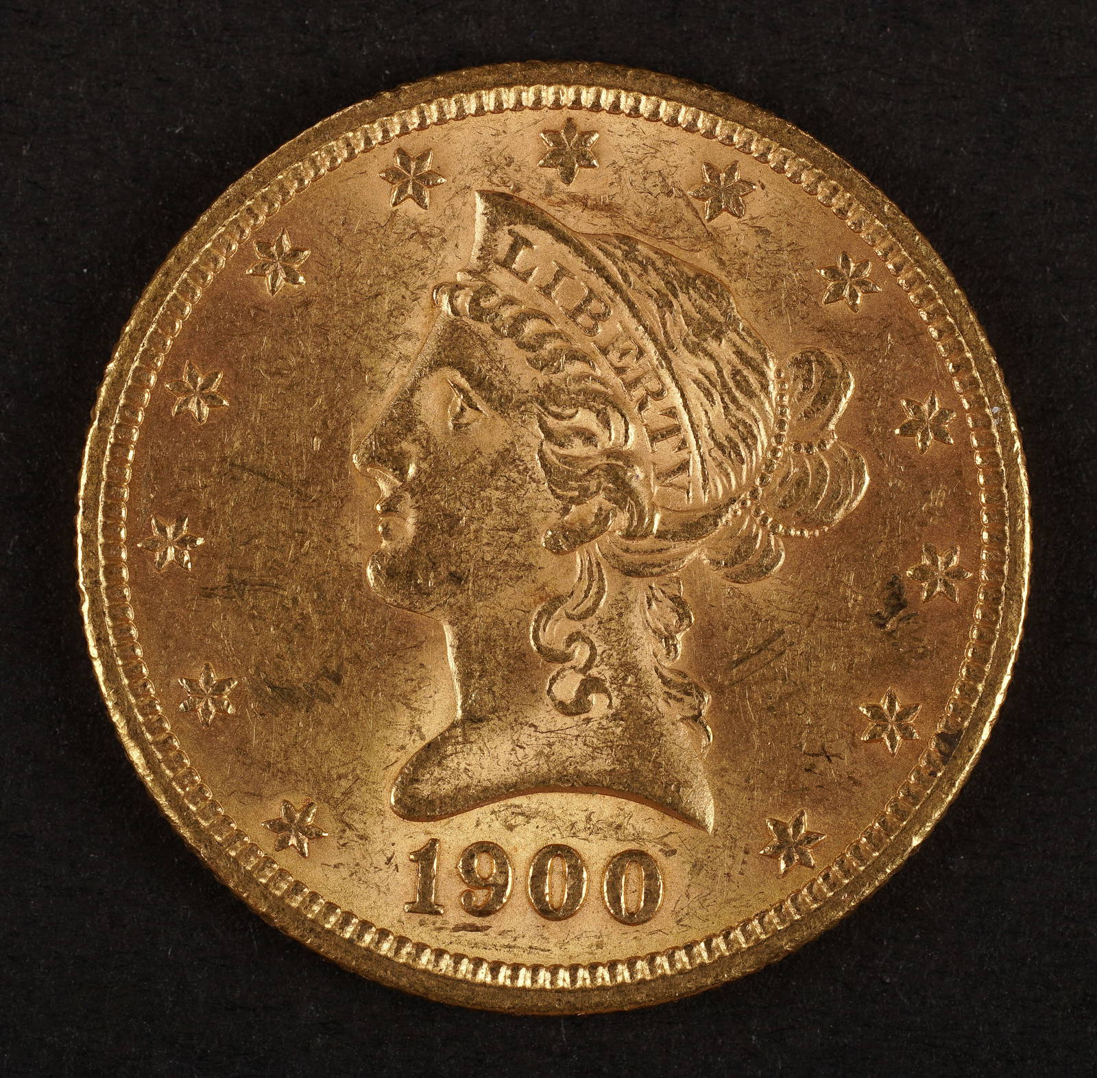 1900 Liberty Head $10 Type 3 Gold Coin, With Motto Auction