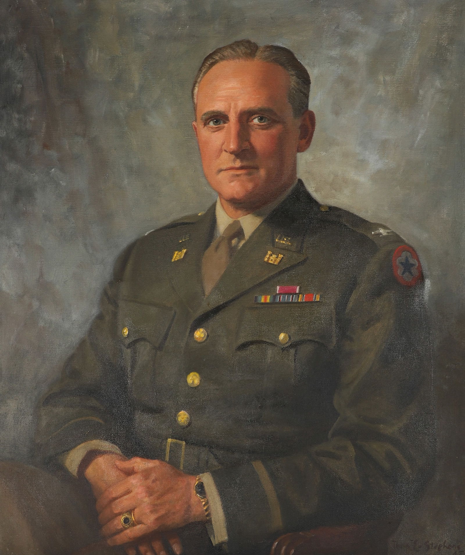 Thomas Stephens Portrait Of Edgar Garbisch Auction