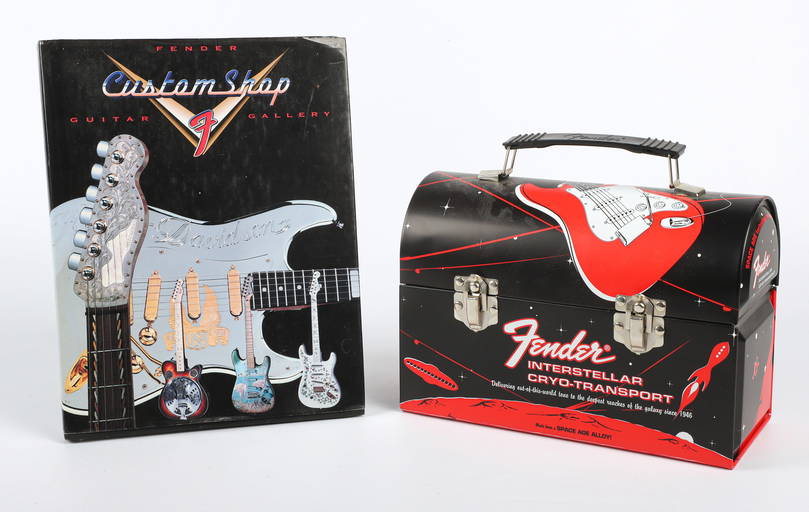 Fender Interstellar Lunch Box With Thermos, Fender Custom Shop Guitar ...