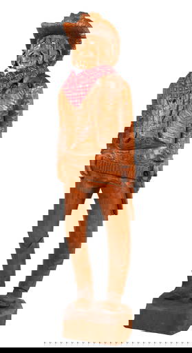 Kowalski Life Sized Chainsaw Carved Cowboy Figure